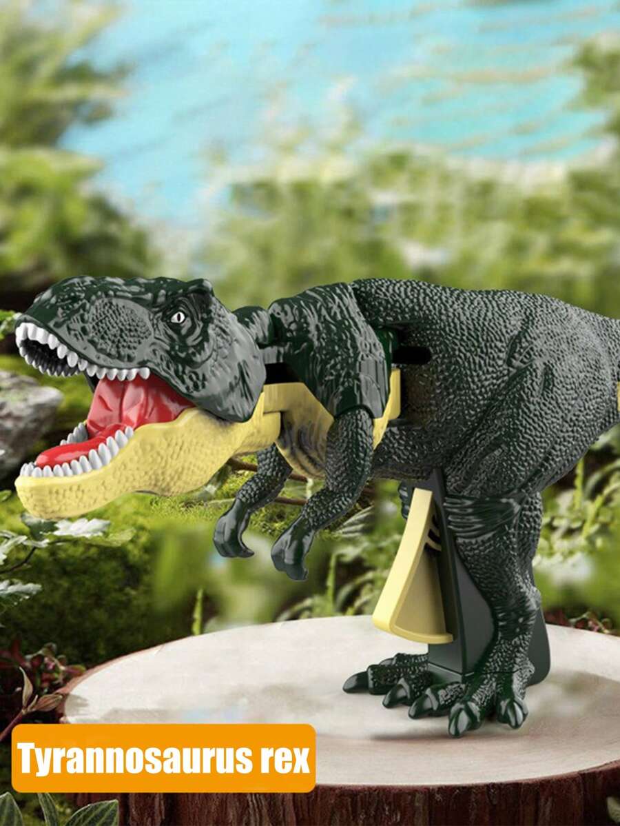 1pc Automatic Tyrannosaurus Rex Dinosaur Figure That Bites When ... 1pc Automatic Tyrannosaurus Rex Dinosaur Figure That Bites When ...