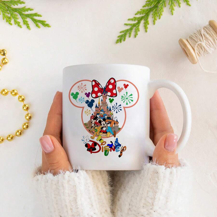 [Officially Licensed] Disney Mickey Mouse & Family Portrait Ceramic Mug ...