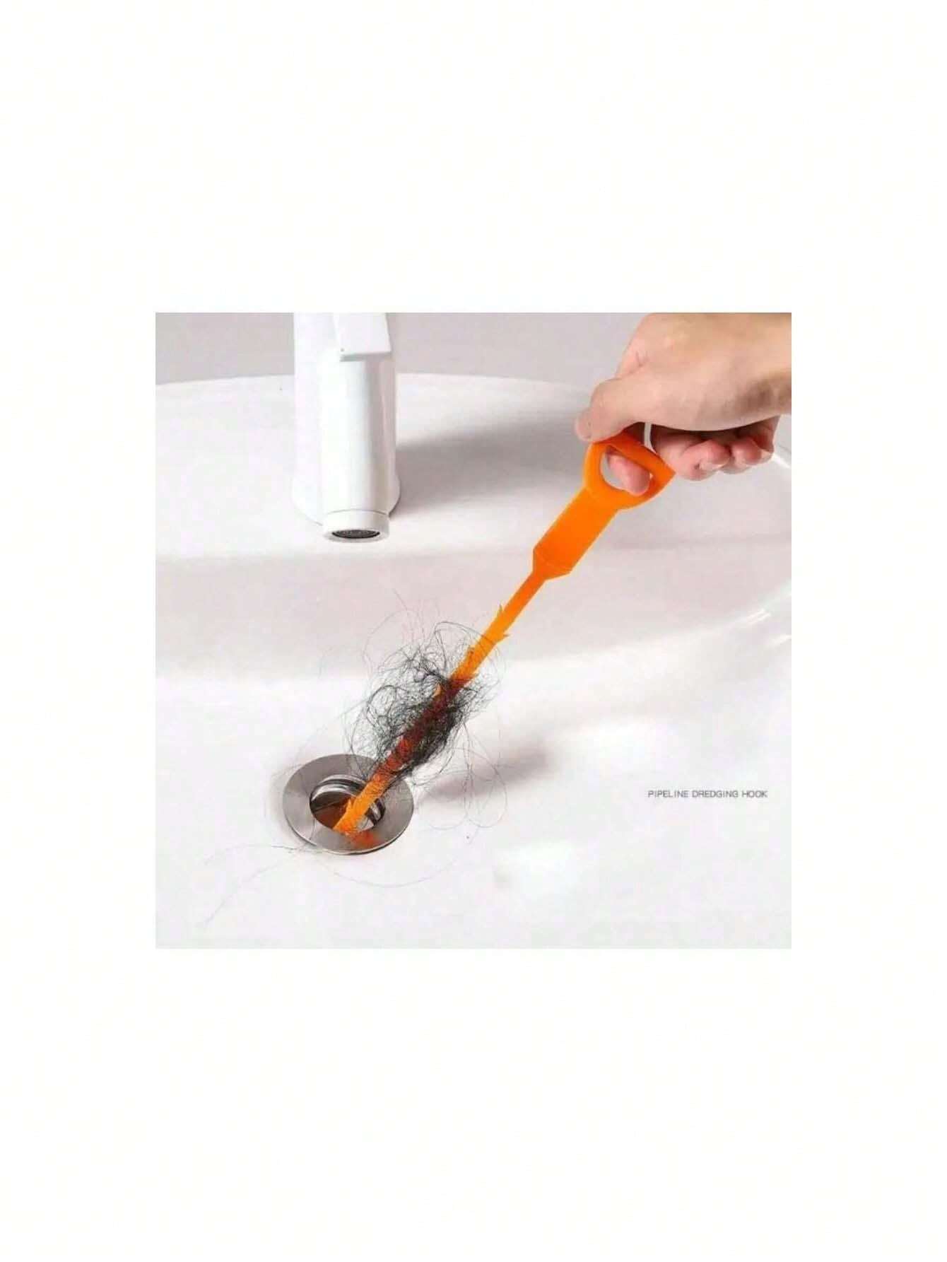 Sink Drain Snake Bendable Design Cleaner, 1 Piece Portable 20in Drain ...