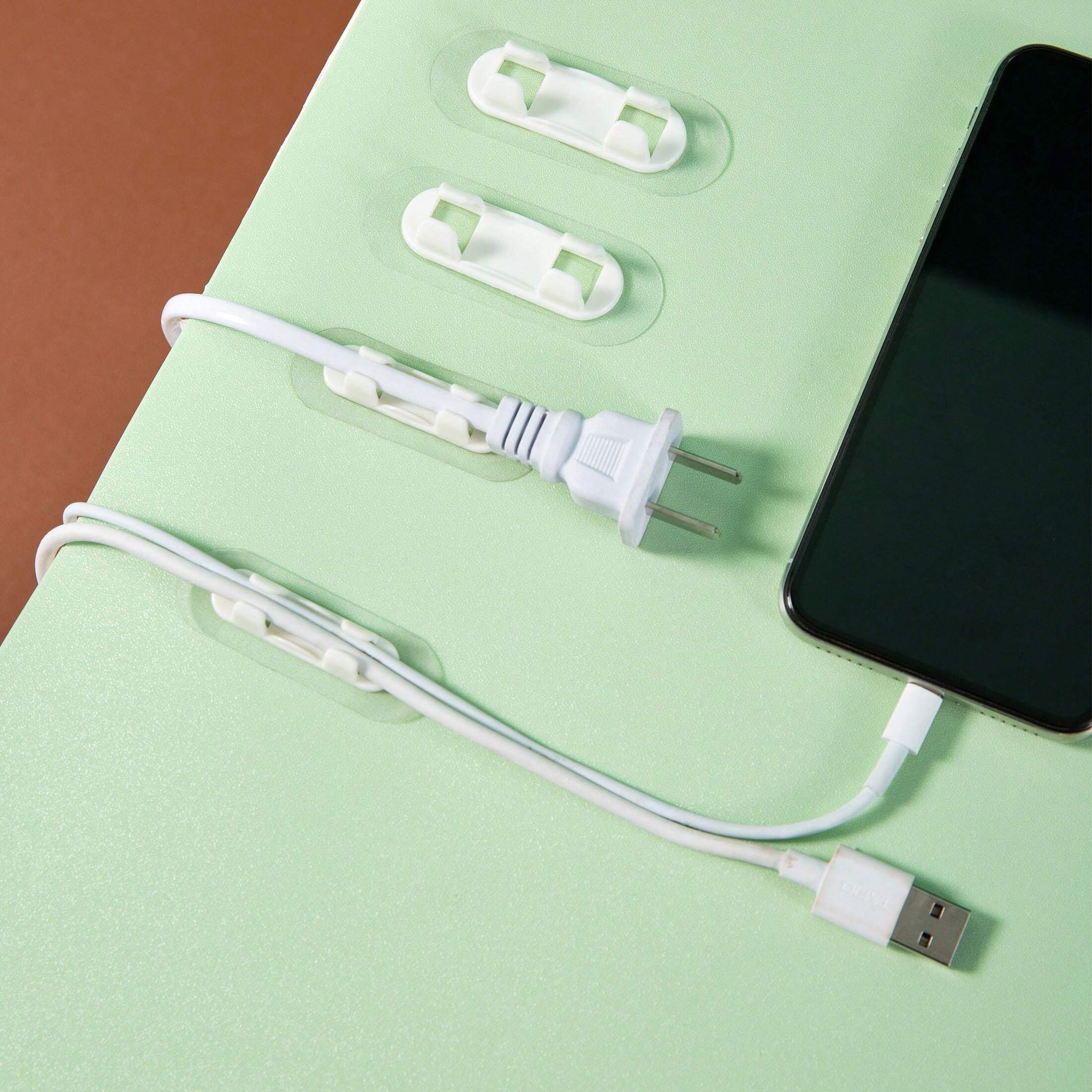 Self-Adhesive Cable Clips, Wire Organizers For Wall, No Hole Drill Wire ...