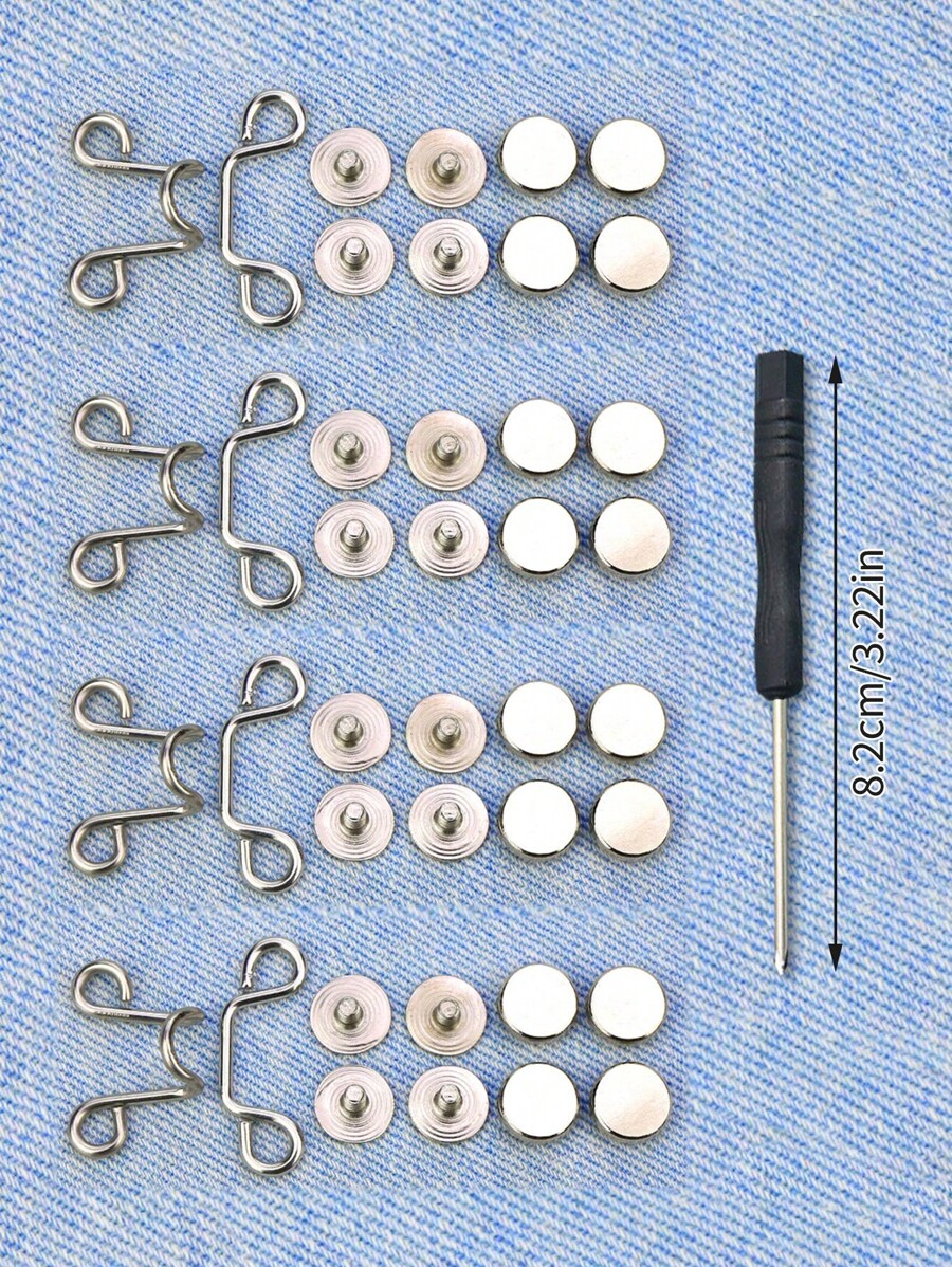 4 Sets Of Seamless Buckles For Waistband Tightening, Adjustable With ...