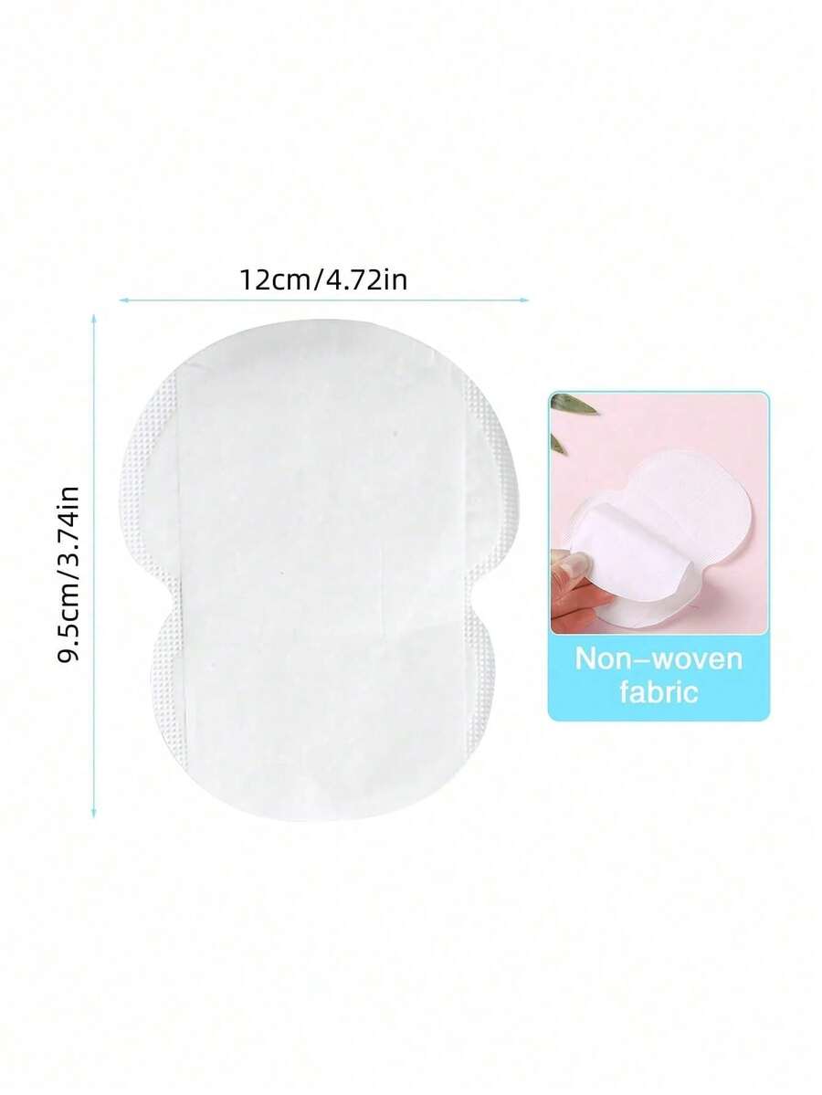 100pcs Disposable Armpit Sweat Pads, Unisex Long-Lasting And Effective ...