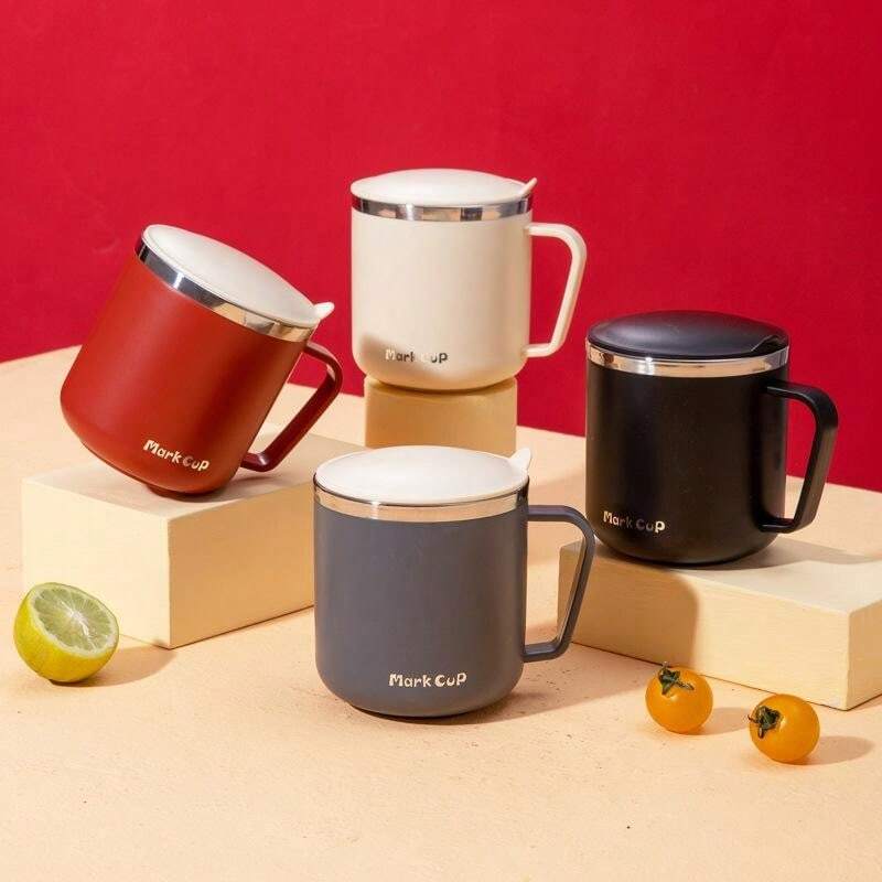 304 Stainless Steel Double Wall Insulated Sealed Cup With Cover ...