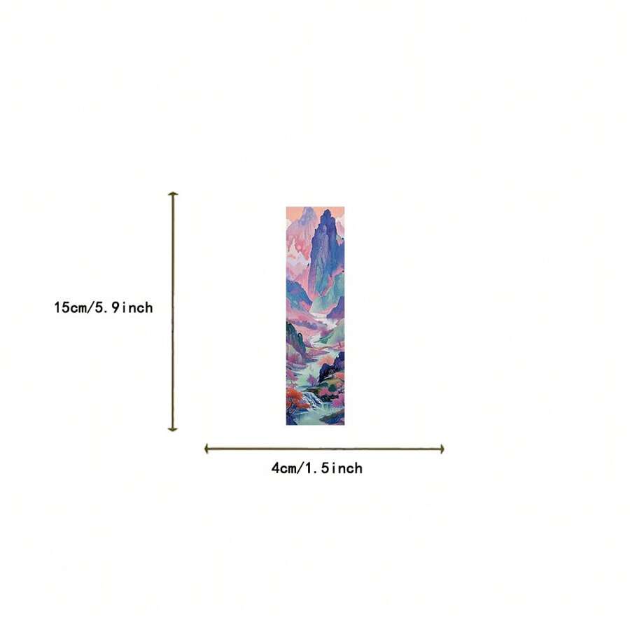 30pcs Dreamy Forest Scenery Graffiti Bookmarks DIY Decoration Cards ...