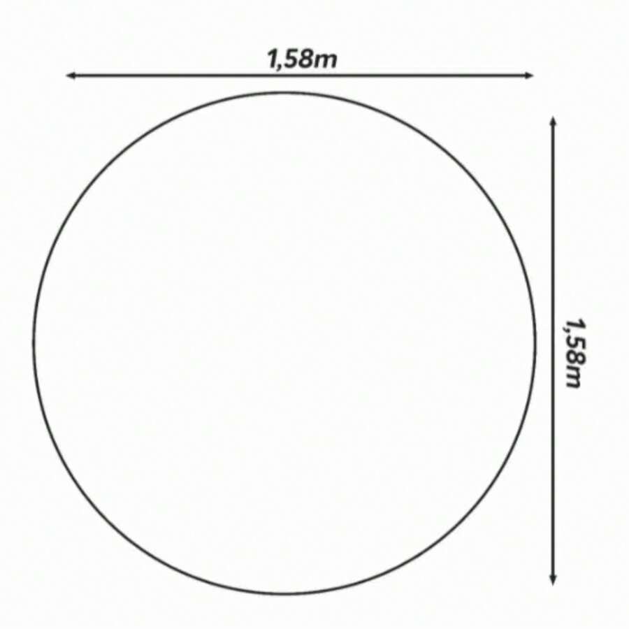 Round Football Field Party Panel 1.50m X 1.50m Sublimated Fabric Panel ...