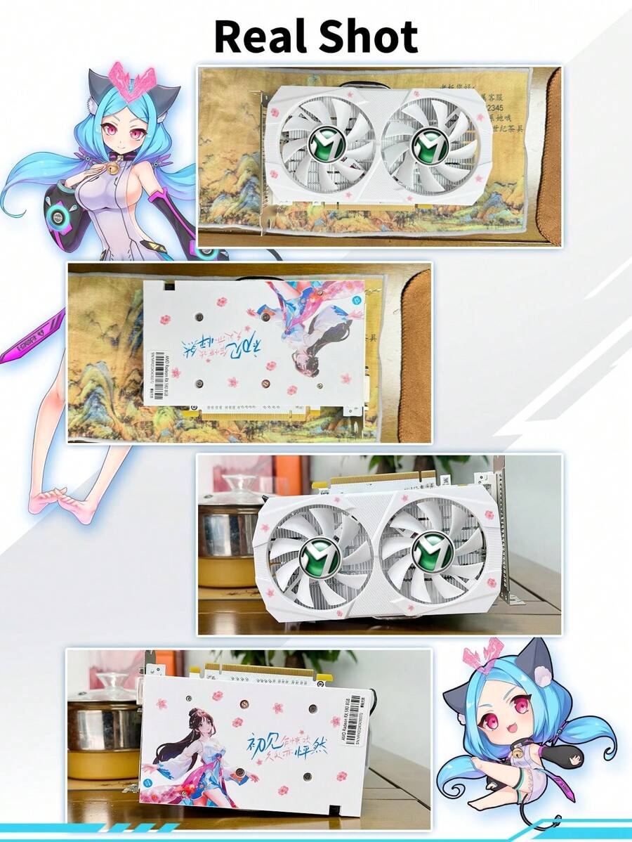 Tarjeta gráfica MAXSUN RX580 2048SP 8G AMD Radeon GDDR5 de 256 bits ...