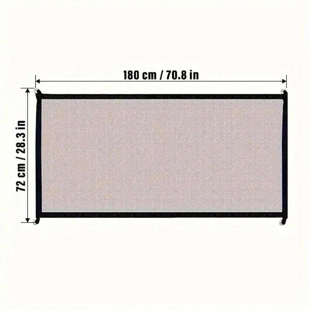 Pet Home Dog Fence - No Drilling Isolation Barrier, Balcony Net Fence ...