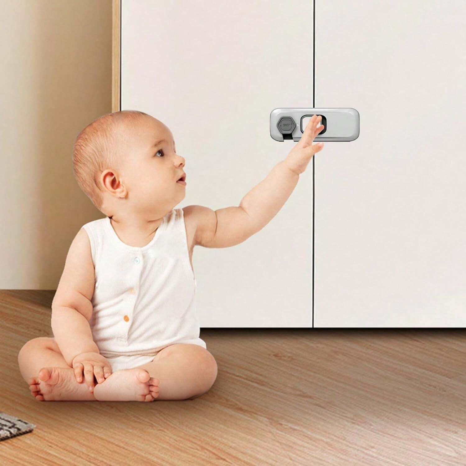 Child Safety Fridge Lock Single-Door Refrigerator Door Stopper Baby ...