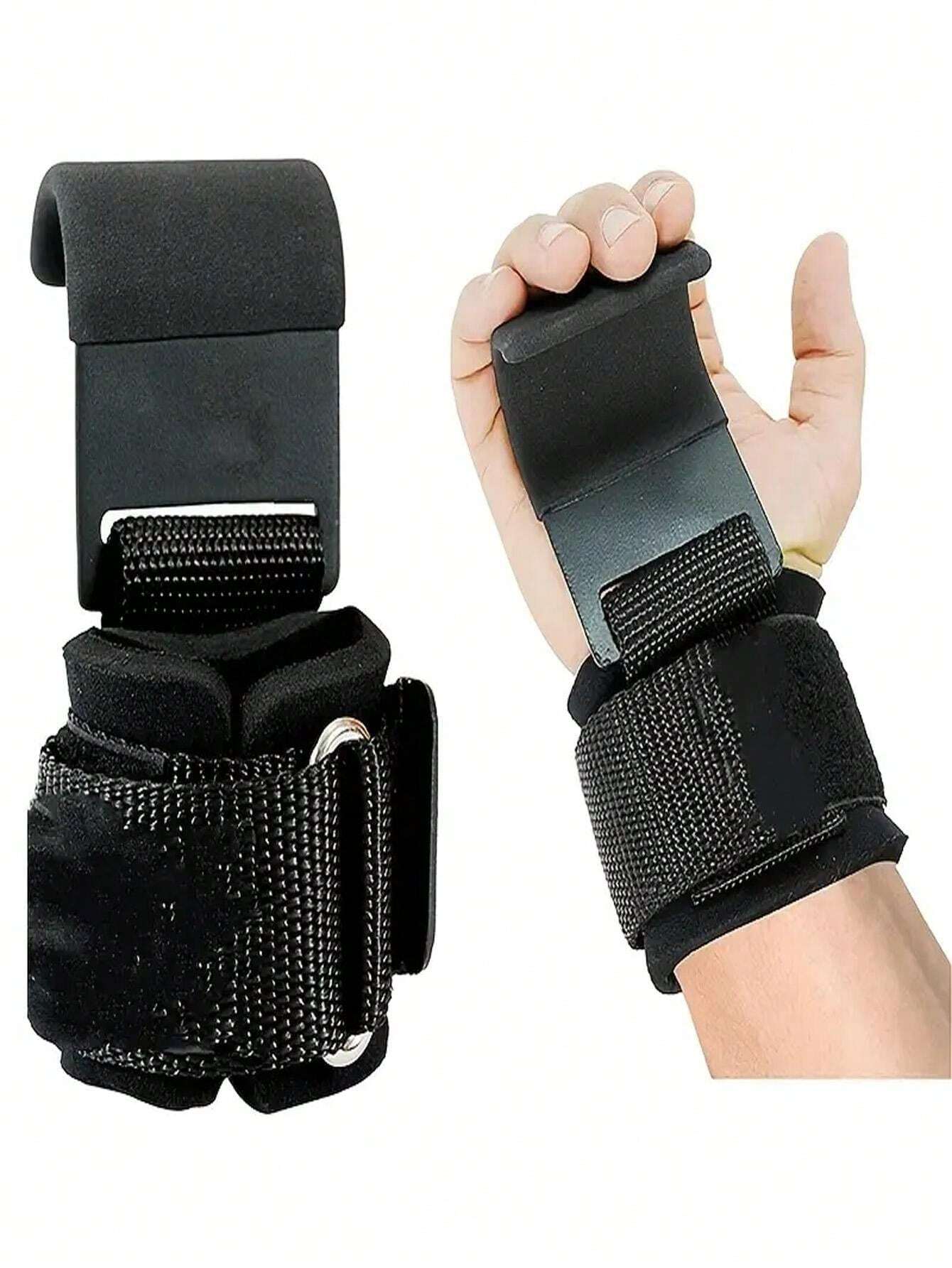 1pc Gym Lifting Wrist Strap, Universal Hook And Loop Wristband, Pull ...
