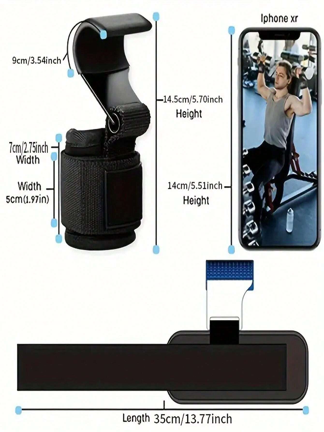 1pc Gym Lifting Wrist Strap, Universal Hook And Loop Wristband, Pull ...