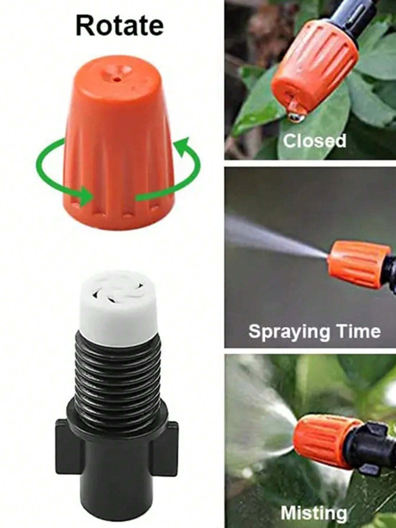 15pcs Garden Irrigation Drip Irrigation Spray Nozzle, Adjustable Micro ...