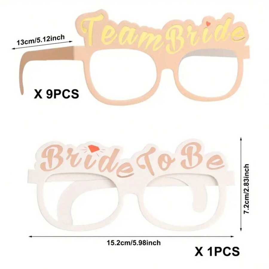 Bridal Shower Favors Bachelorette Party Supplies, 9 Team Bride Glasses ...