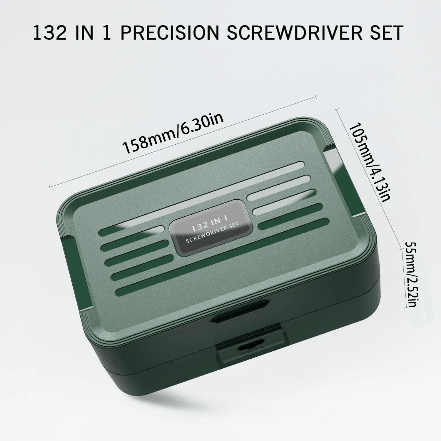 132 In 1 Micro Magnetic Repair Tool Kits With Storage Box, Mini Precision Screwdriver Set With ...