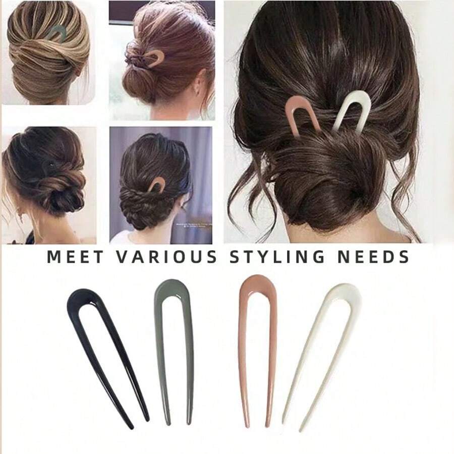5pcs/Set New Hair Updo Styling Tools U Shaped Wavy Hairpin Set Hair ...