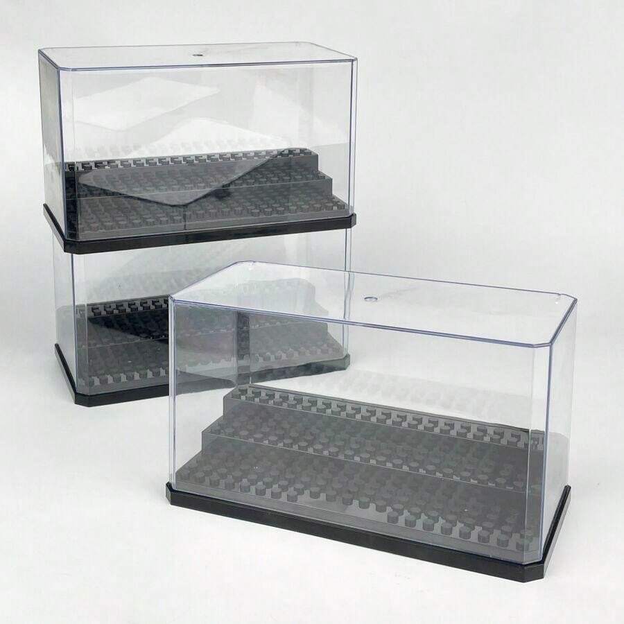 Small Particle Building Blocks Display Box, Clear Collectible Storage ...