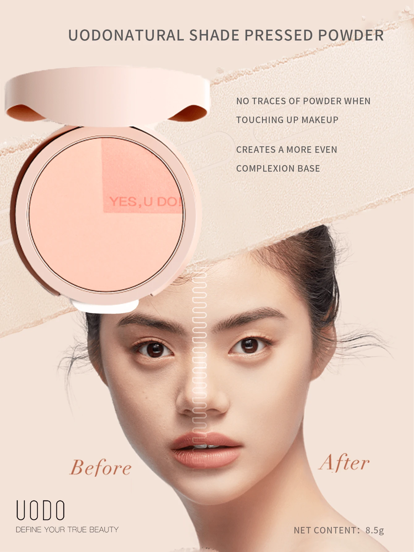 Uodo Silk Matte Pressed Powder 8.5g | SHEIN USA