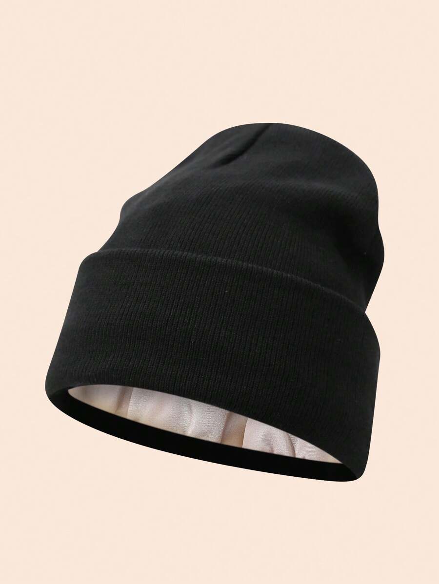 Women'S Silky Satin Beanie -Anti-Static, No Frizz, Tangle-Free KnitCap ...