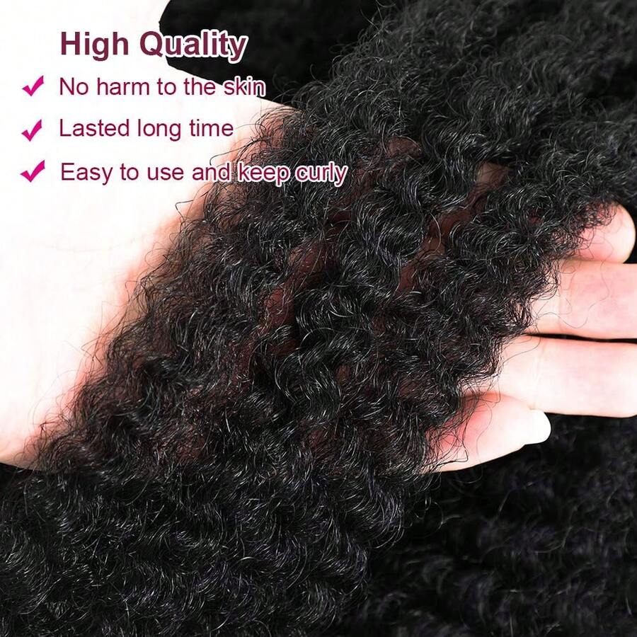 1 Pack Marley Hair Crochet Braids 18 Inch Afro Kinky Marley Braiding ...