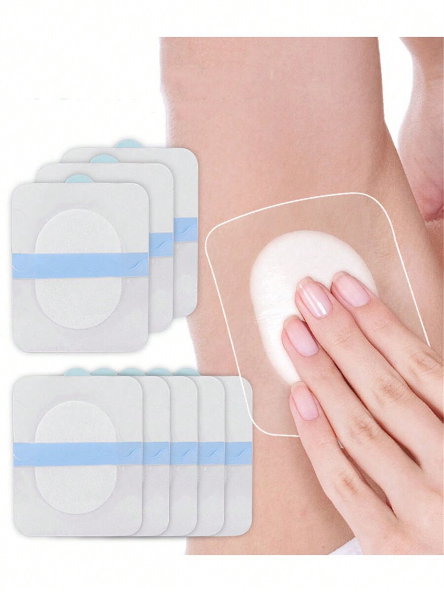 8/10/20pcs Thin Summer Disposable Underarm Sweat Pads With Absorbent ...