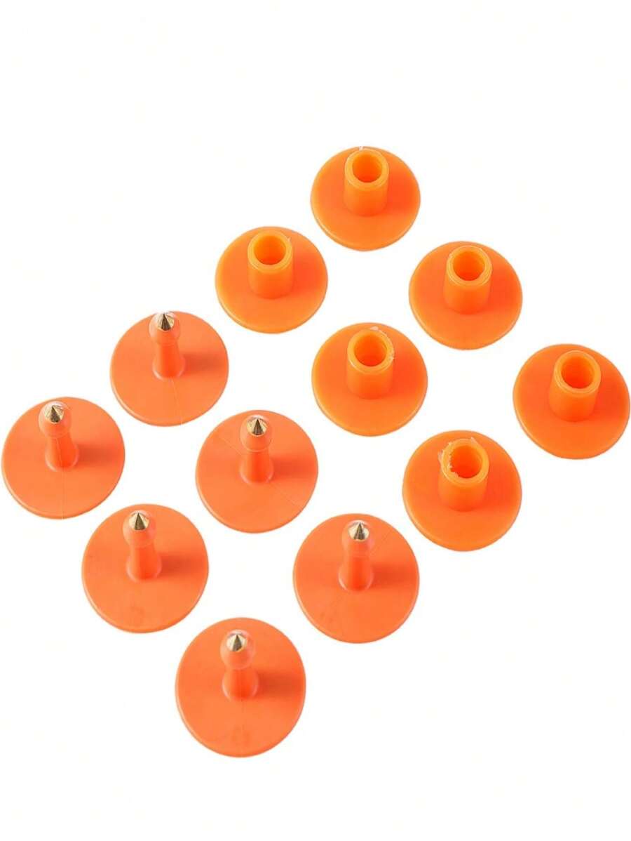 100pcs Pig Ear Tags With Numbers 001-100, Anti-Loss Livestock Round Ear ...
