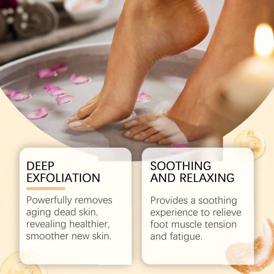 OUHOE Foot Exfoliating Crystal Mud Series Softens Foot Cuticles ...