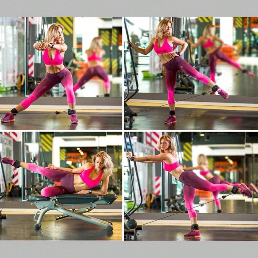 Alça de Tornozelo Fitness para Suporte de Quadril, Treinamento de ...