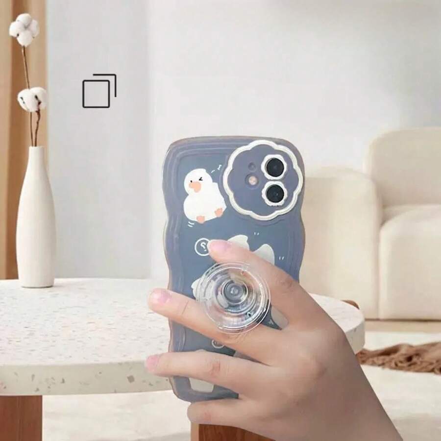 10pcs Transparent Slouchy Phone Holder With Foldable & Extendable Pop ...