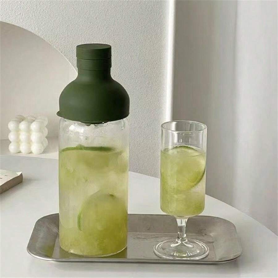 1pc High Borosilicate Glass Heat And Cold Resistant Glass Cup, Large ...