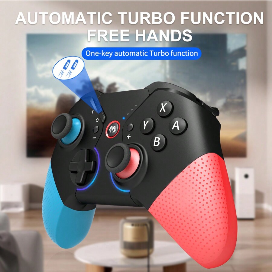 TOPWOLF TOPWOLF Double Vibration Switch Pro Gamepad For Switch/Lite/Oled/PC/Android/IOS/Steam ...