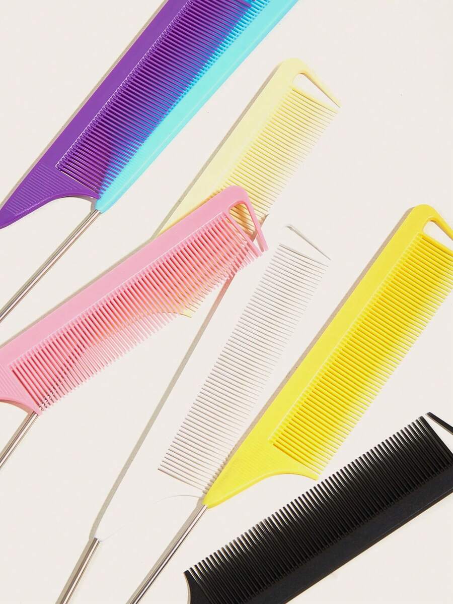 7-Piece Or 1-Piece Professional Point-Tailed Comb Pin-Tailed Comb Rat ...