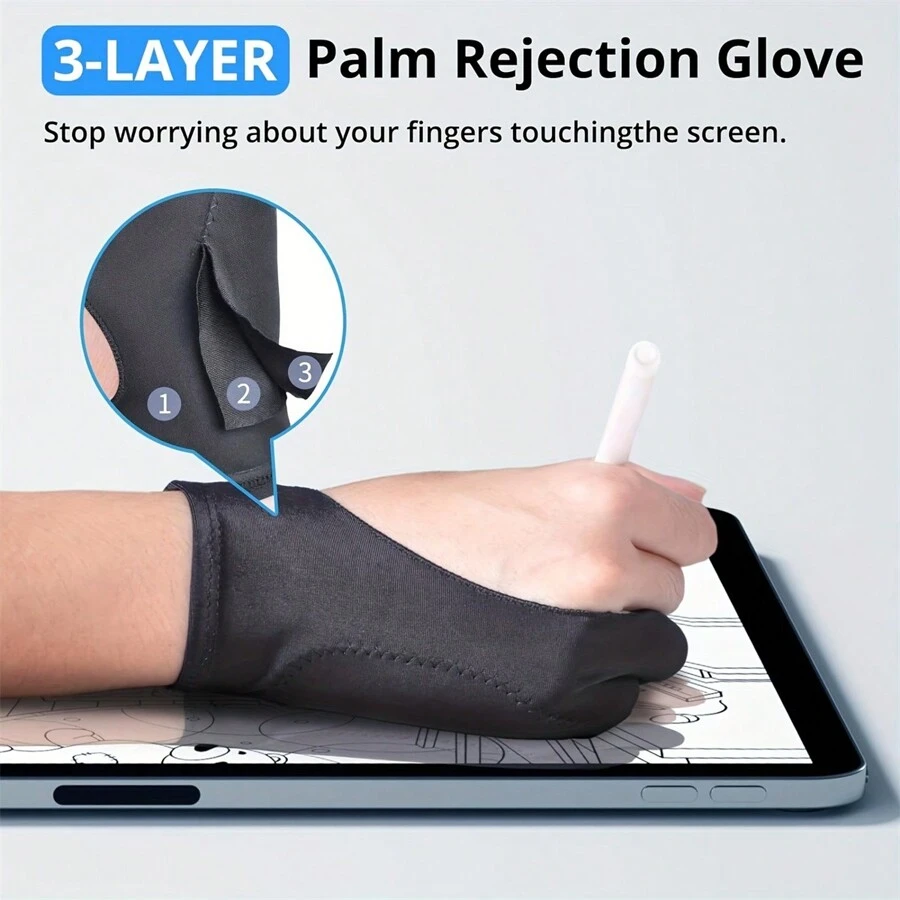 Tekenhandschoenen Palm Rejection Art Grafische Tablet Compatibel met ...