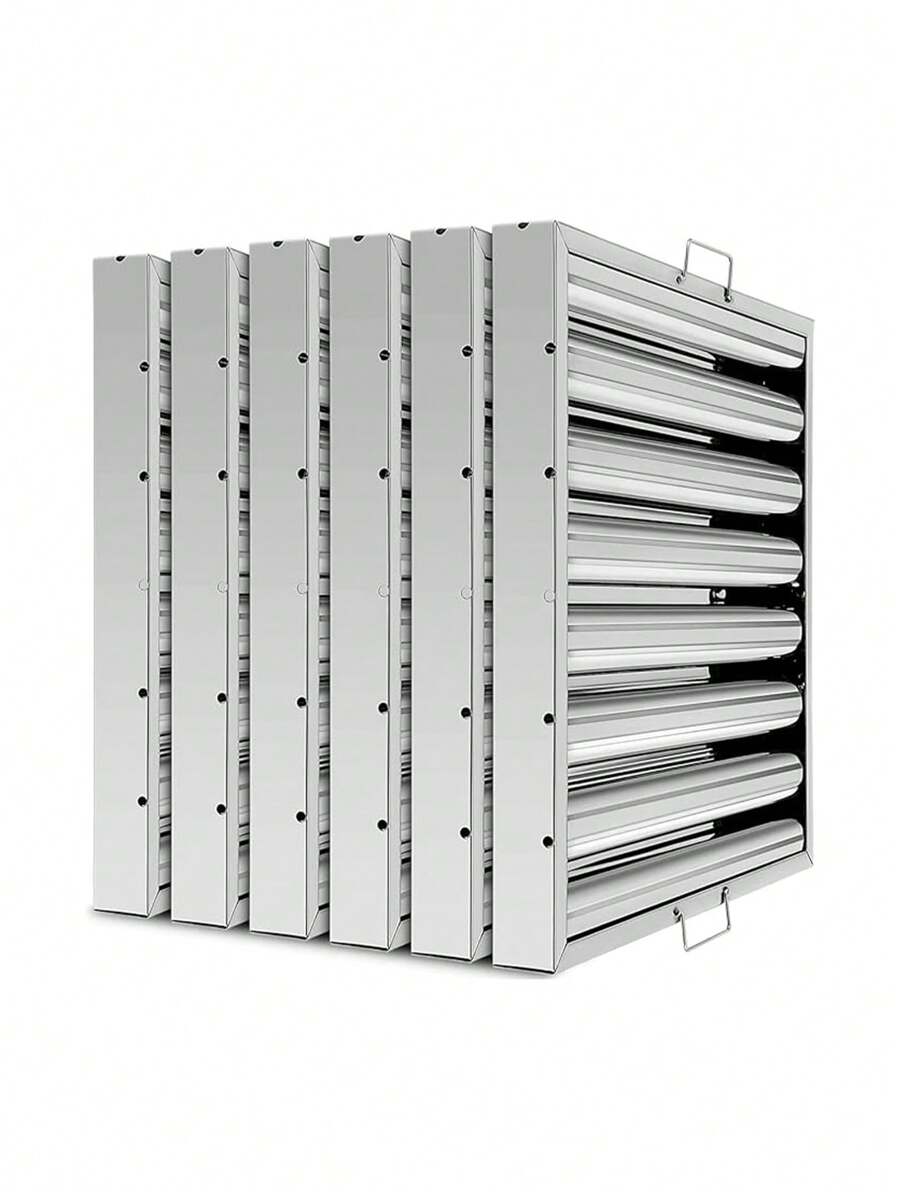 Hood Filters 430 Stainless Steel 19.5W X 19.5H Inch, 7 Grooves ...