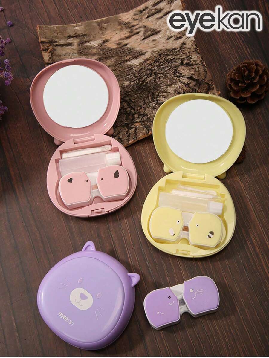 Contact Lens Case, Contact Box, Companion Box, Cartoon Sweet, Cute Pet ...