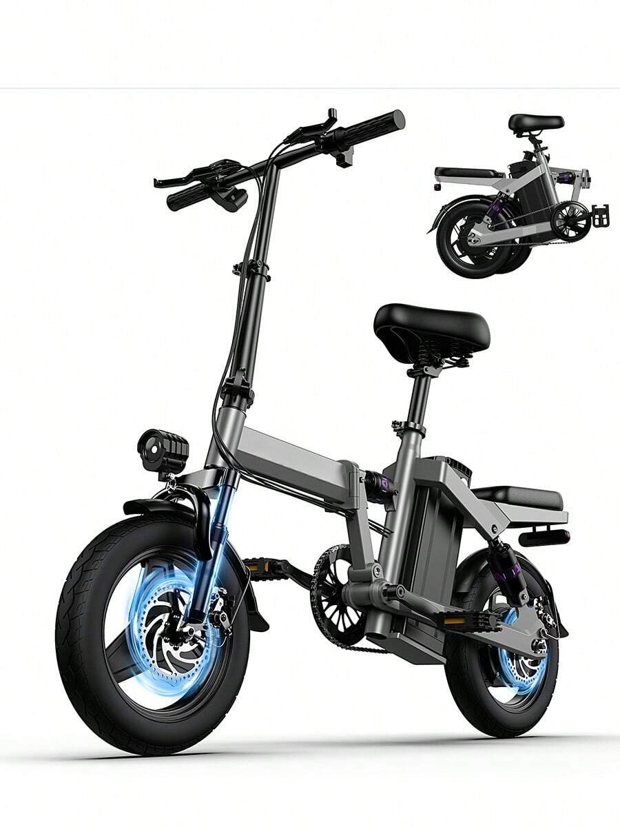 AE Mini Electric Bike For Adults, Peak 600W Foldable E Bike With 5 ...
