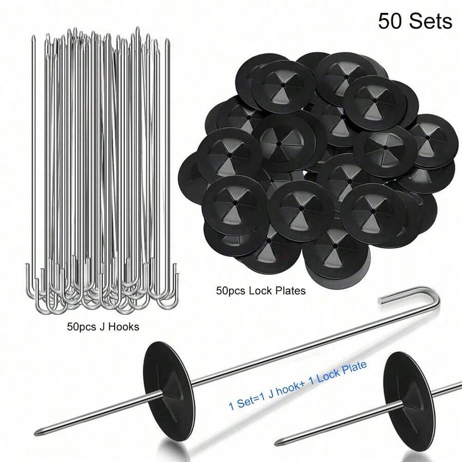 3.8cm/1.496in Fastener Clips For Solar Panel Bird Guard, Attaching Wire ...