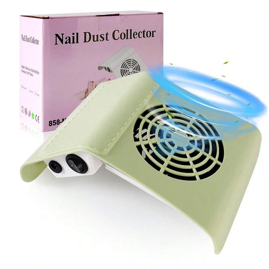 LIMEGIRL Nail Duster Collector, Nail Dust Collector For Acrylic Nails ...