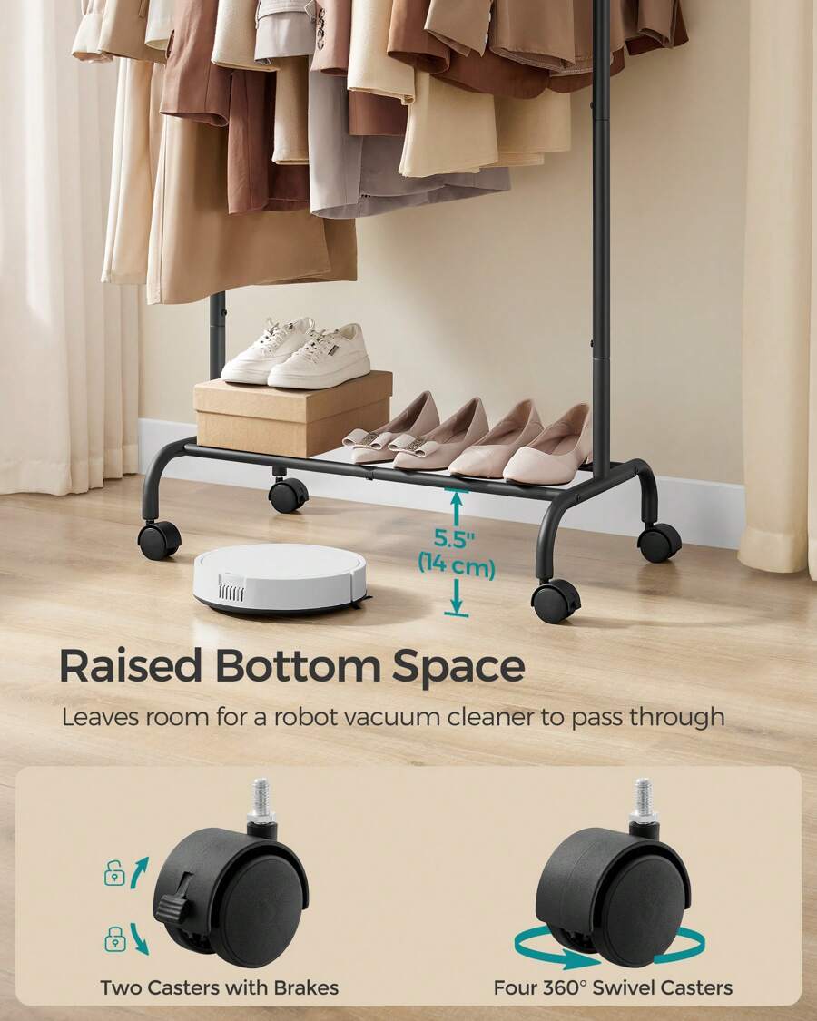 SONGMICS SONGMICS Clothes Rack, Clothing Rack For Hanging Clothes With ...