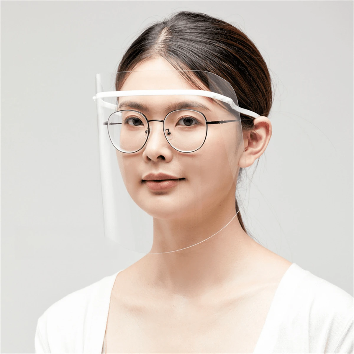 Oil Splash Guard. Replaceable Lens. Kitchen Anti-Oil Smoke Face Shield ...