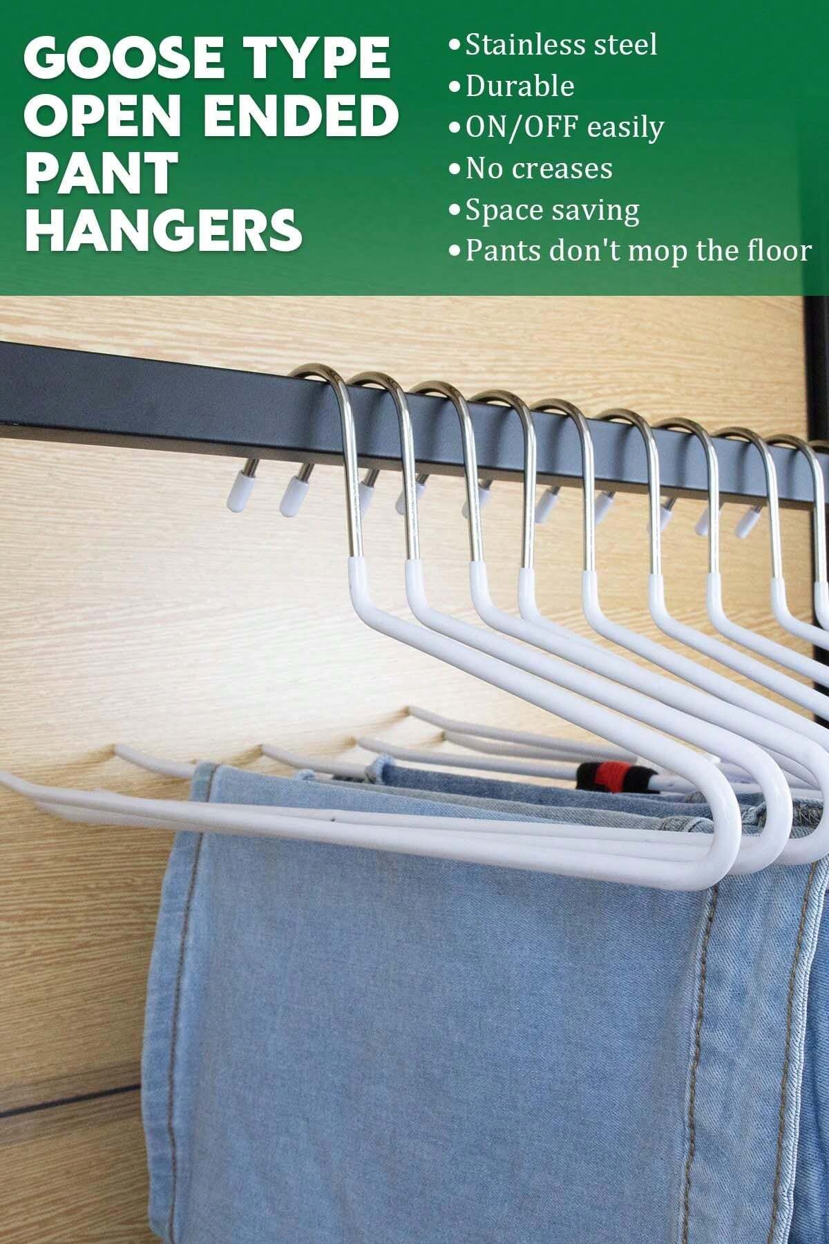 10pcs Goose Shaped Hangers, Multi-Functional Space-Saving Hanger For ...