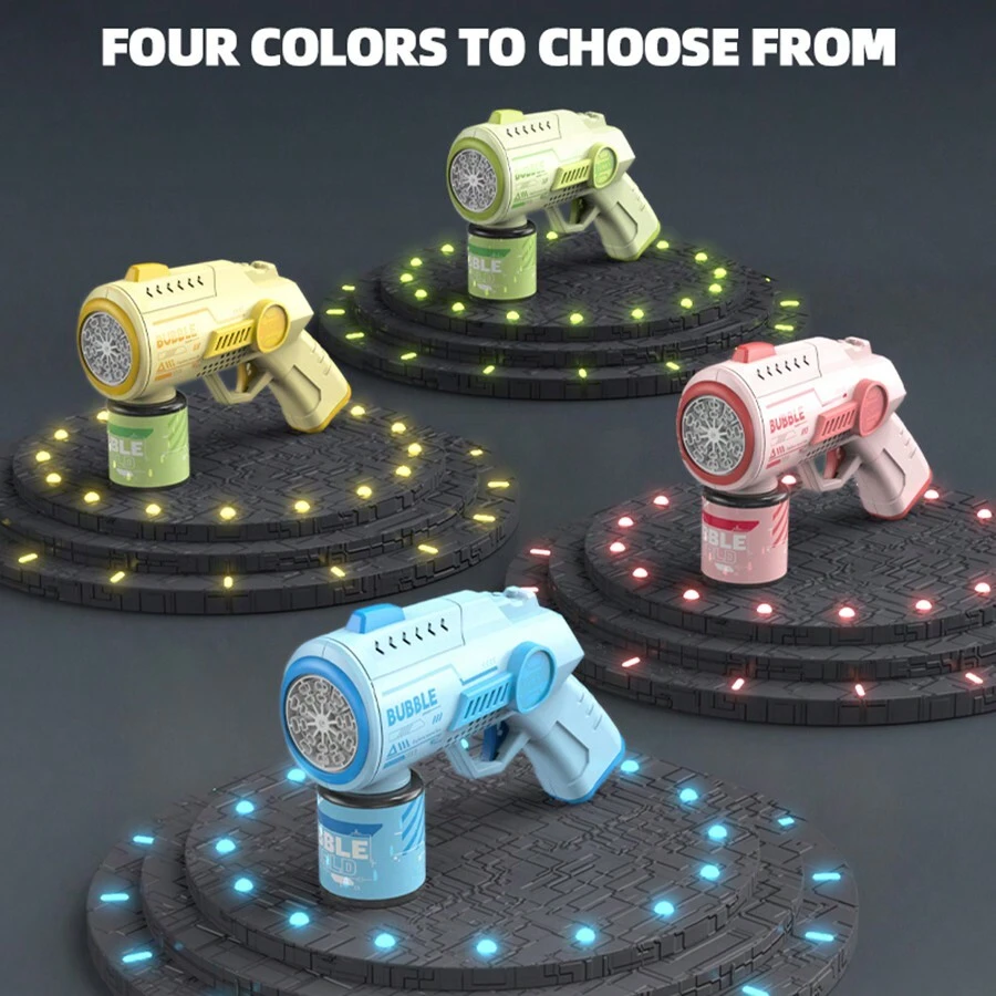 1pc Children's Bubble Gun 20-Holed Bubble Blower Popular Handheld ...