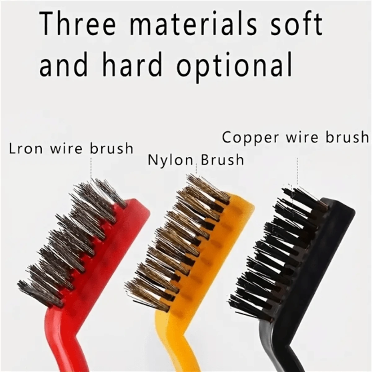 3pcs/Set Mini Stainless Steel Rust Remover & Brass Cleaner & Polishing ...