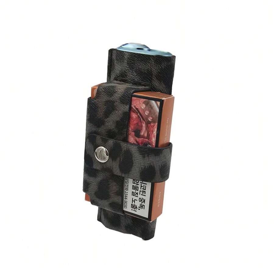 2in1 Cigarette Box For IQOS ILUMA ONE Leather Case E-Cigarette Skin ...