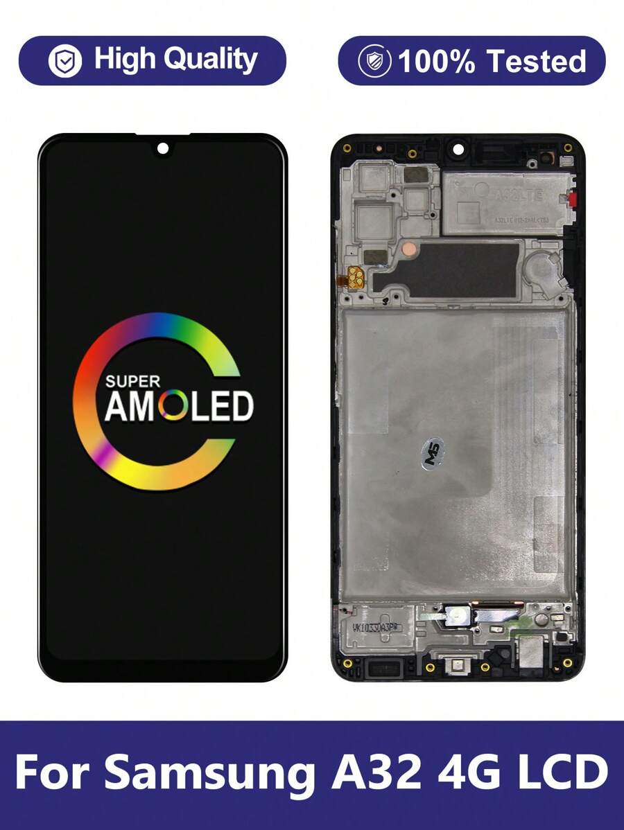 AMOLED Screen Repair Part With Frame Compatible With Samsung A32 4G Phone, Model A325F | SHEIN EUR
