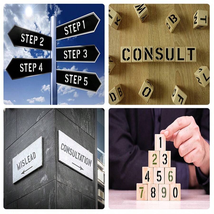 36pcs Alphabet Letter Stencil Reusable Plastic Interlocking Letter ...