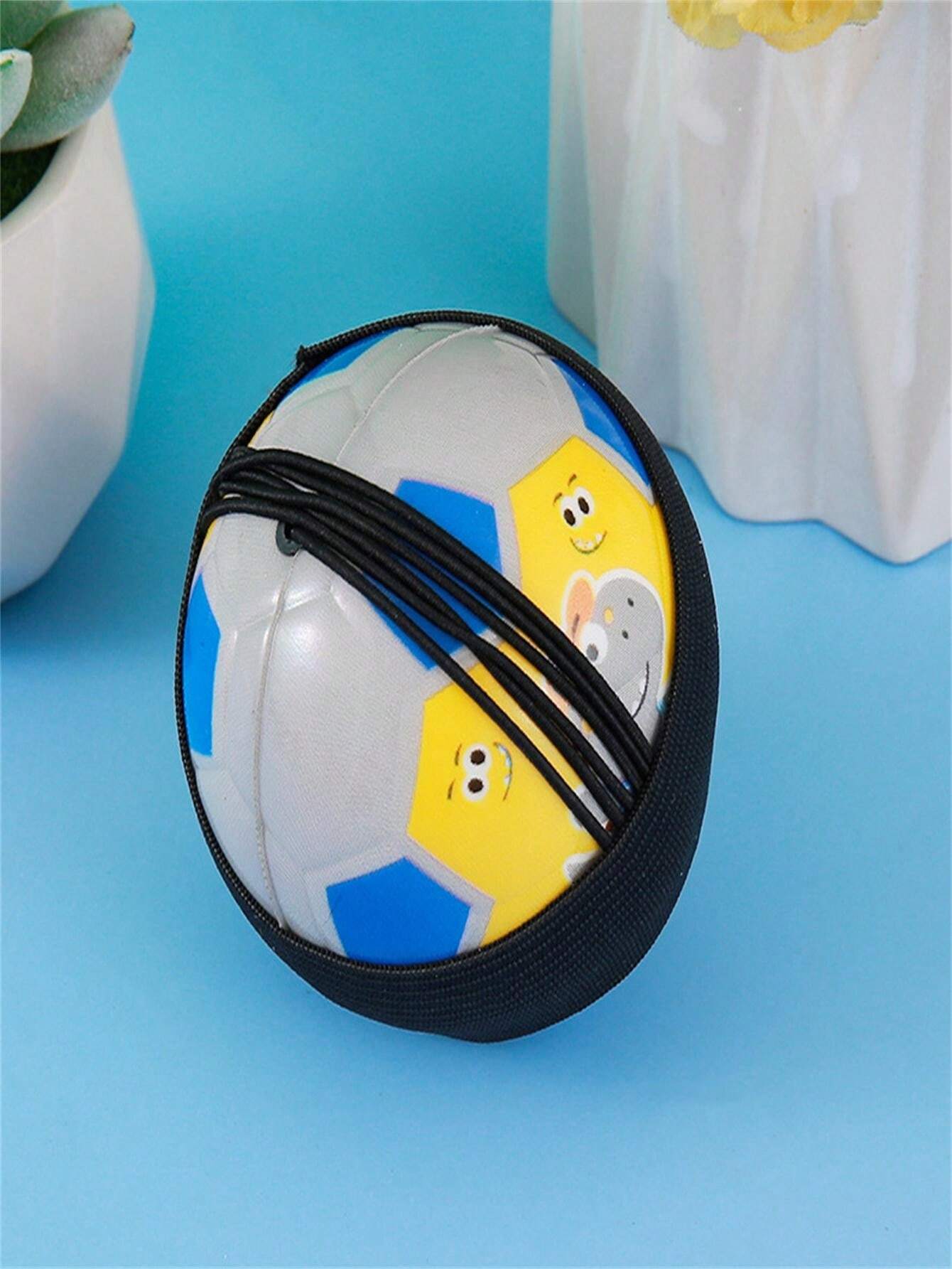 Wrist Bounce Ball Rebound With Rope PU Bounce Ball Hole Hole Ball Moon Ball Decompression Toy ...