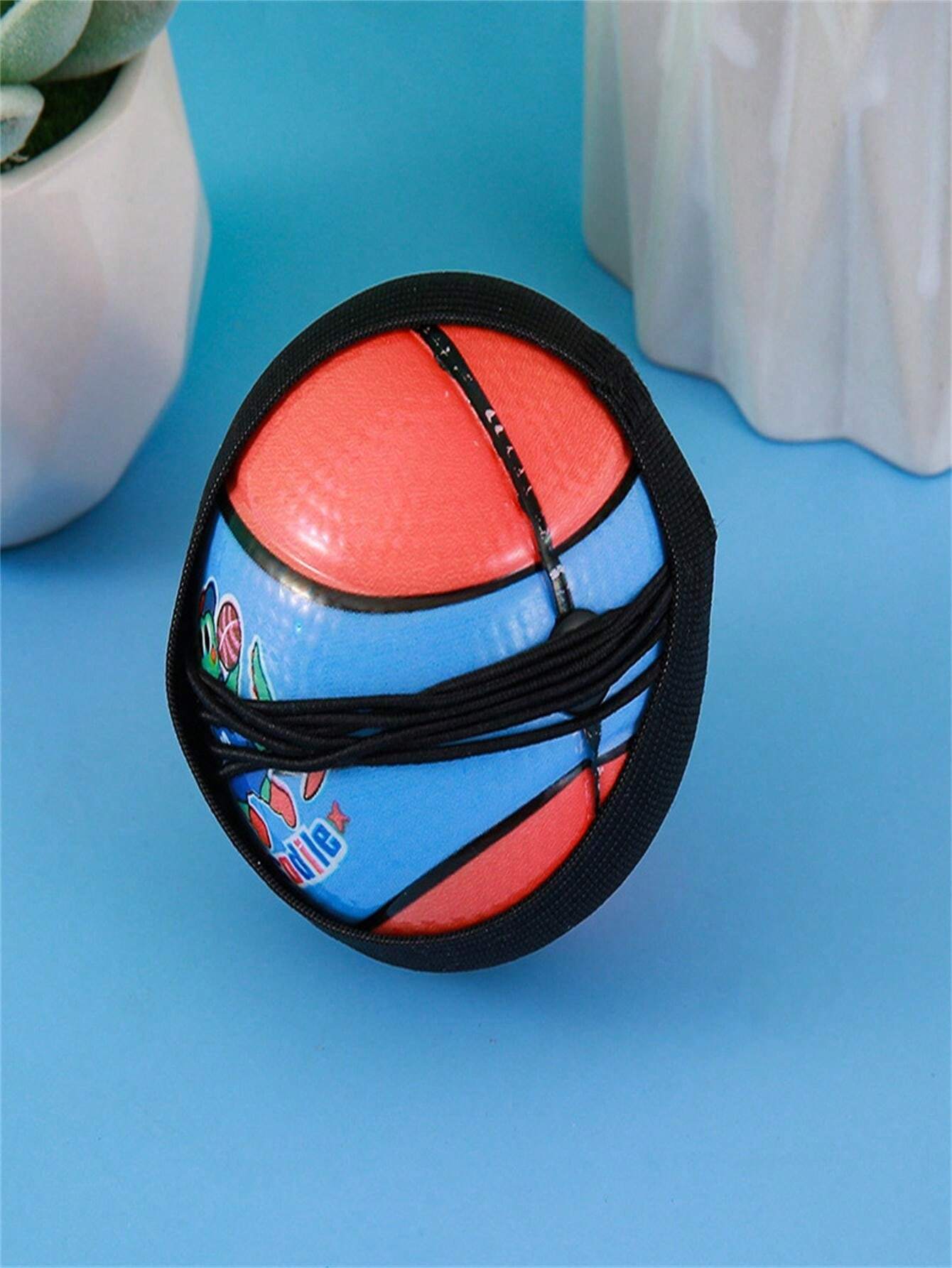 Wrist Bounce Ball Rebound With Rope PU Bounce Ball Hole Hole Ball Moon Ball Decompression Toy ...