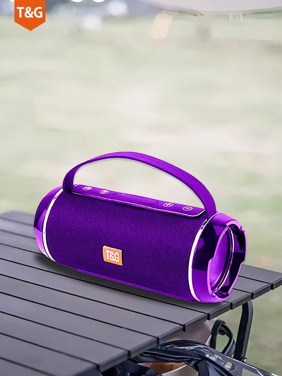 TG116C Portable Outdoor Wireless Woofer Bluetooth Speaker Compatible With Charging Cable And Aux ...