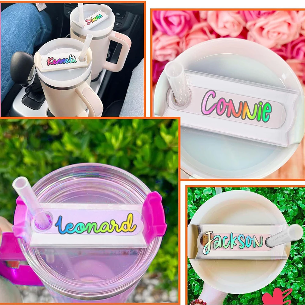 10pcs High-Transparency Acrylic Cup Labels For Bubble Tea Cups, DIY ...