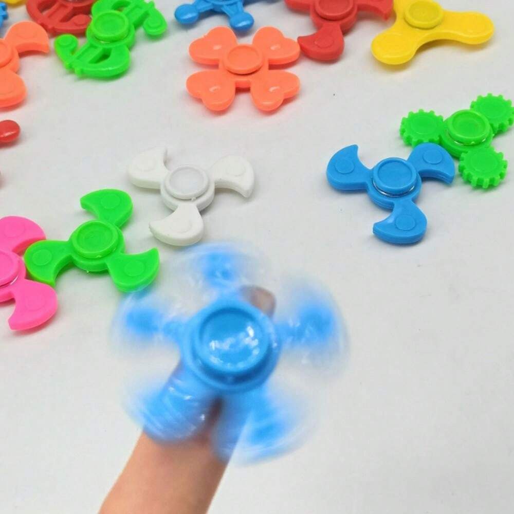 10PCS Finger Top Toys, Mini Spinning Tops Toys, Stress Relief Sensory ...