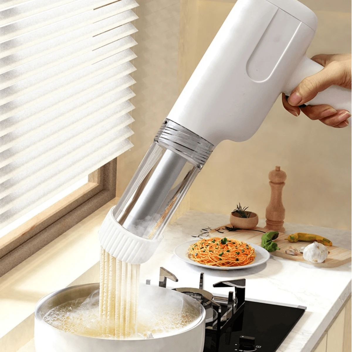 Hand-Held Portable Noodle Maker, Noodle Gun, Hand-Held Electric Noodle ...
